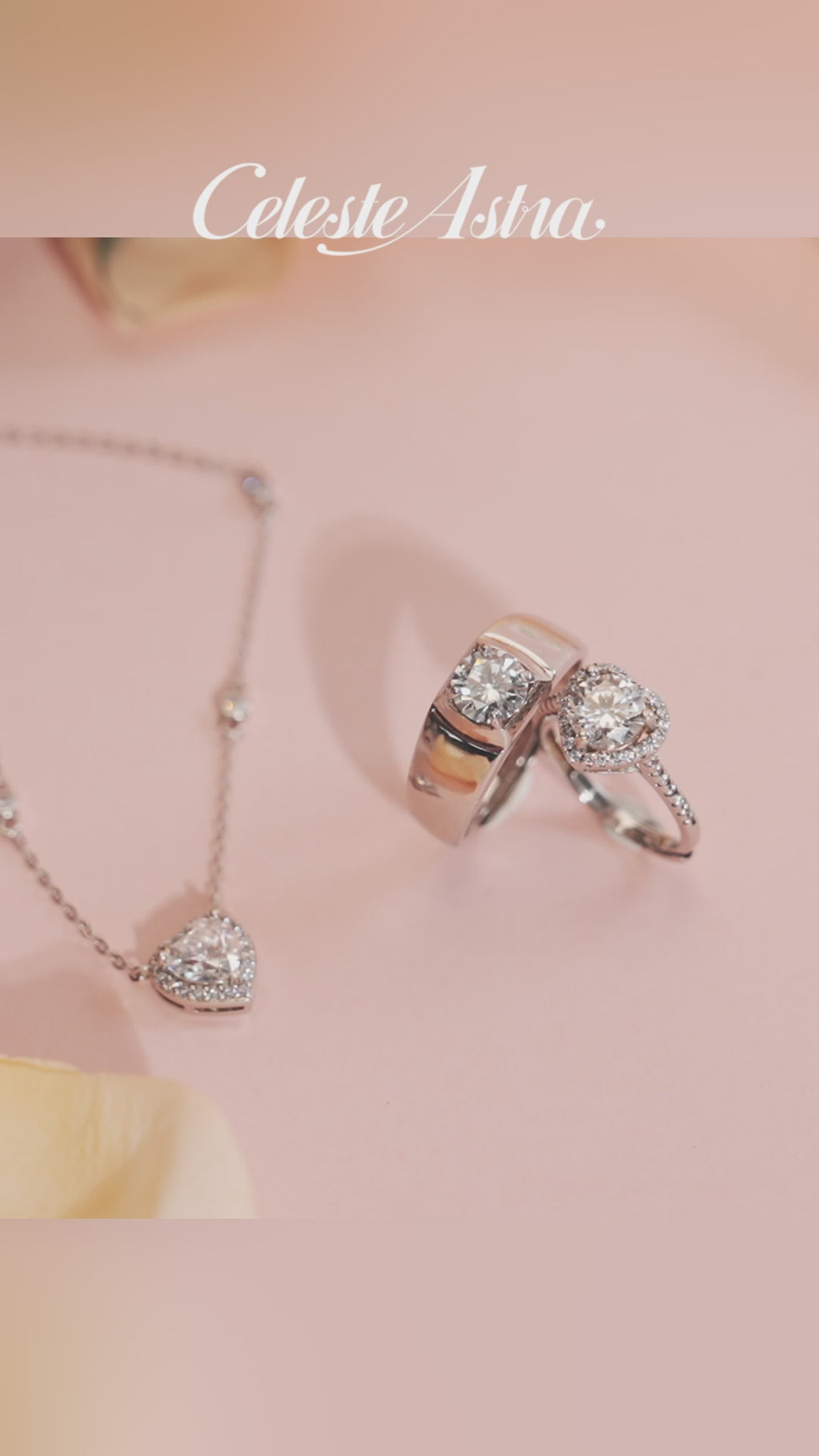 Celeste Astra-moissanite sterling silverjewelry